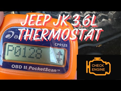 Code P0128 - Replacing the thermostat on my 2012 Jeep JK Wrangler. #P0128