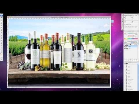 Photoshop Time Lapse Editing - Wine Photography