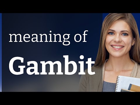 The Gambit Game: Understanding "Gambit" in English