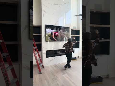 Samsung 75" QN75QN90C 4K HDR UHD Neo QLED TV Peeling the Film | Home Theater ASMR