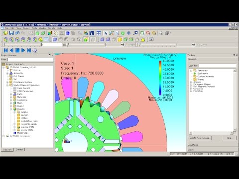 Multi-Purpose File Export of Rotating Parts [JMAG-Designer]