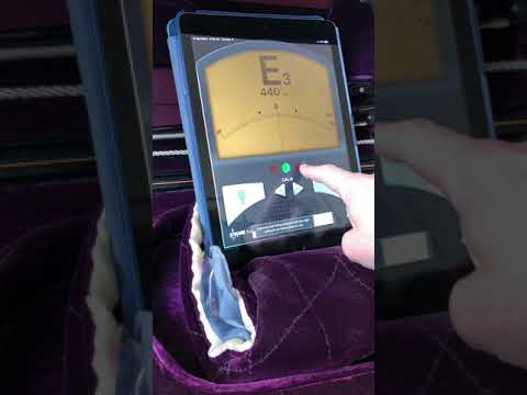 Using Piascore Lite tuning app