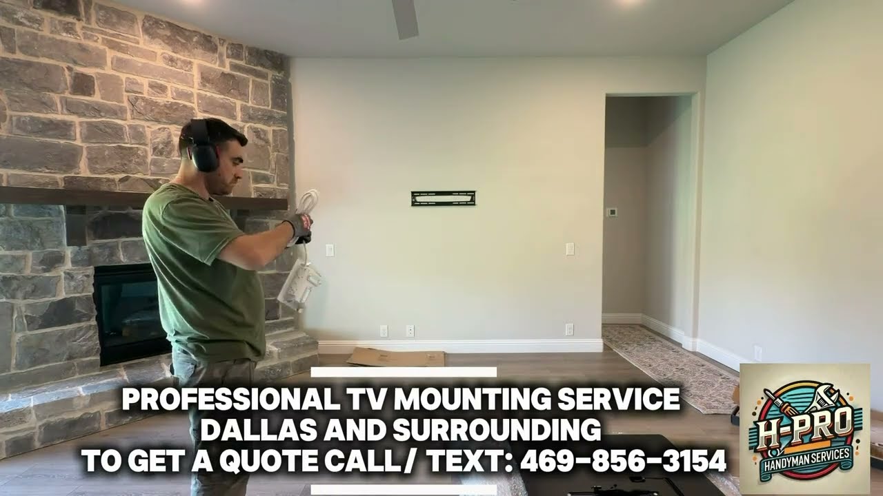 Professional TV Installation with Wire Concealment | Clean & Secure TV Mounting
