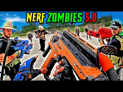 NERF meets Call of Duty ZOMBIES 5.0 | (Full Movie - Nerf First Person Shooter!)