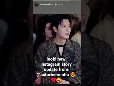 new #instagram #story #update from #actorleeminho 🥰❤️ #fendi #esquire #leeminho #fyp #shorts #like
