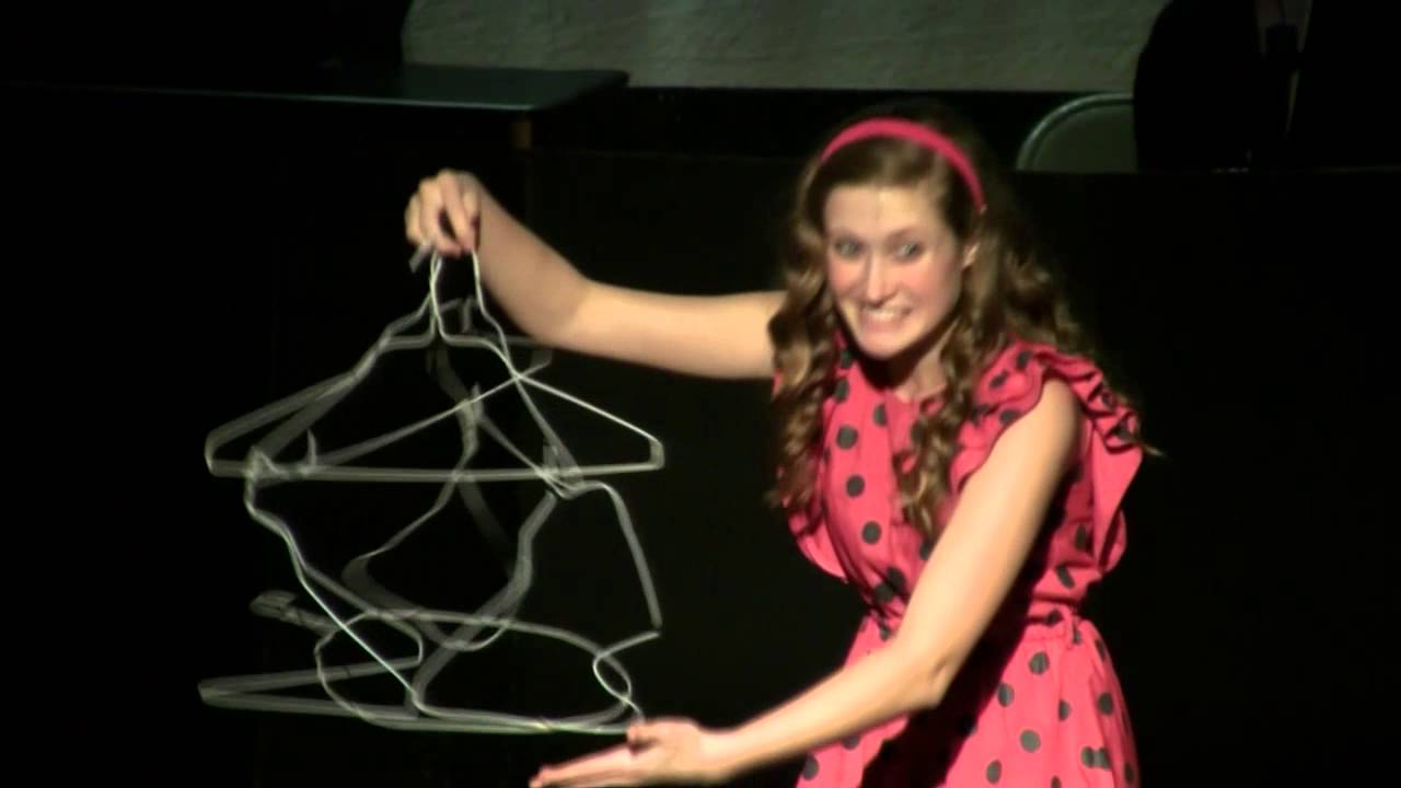 (Arianna Torello) Coathanger sculpture monologue ~ You're a Good Man, Charlie Brown TACT 2014