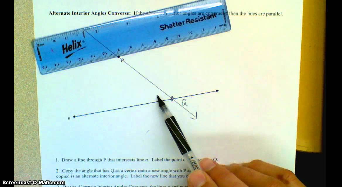 3.6 Constructing Parallel Lines
