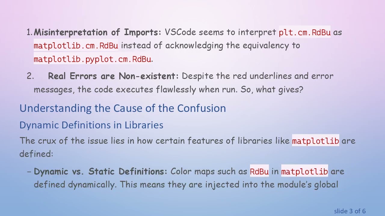 Understanding Why VSCode Misidentifies Errors in Your Code