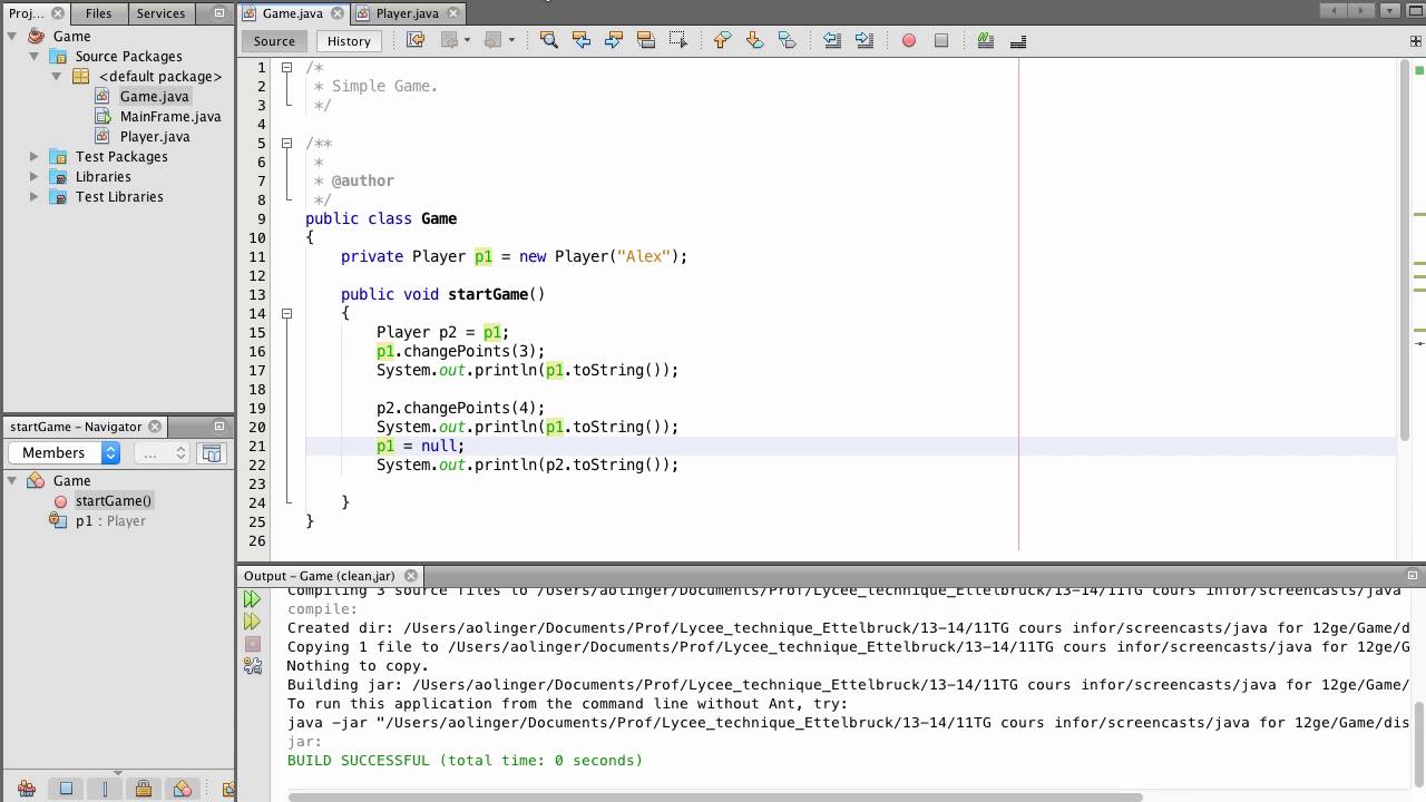 Java for 2GIG - Objects
