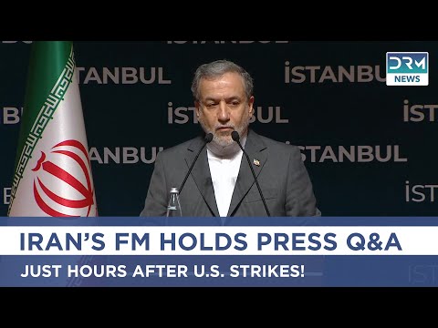 BREAKING: Iran’s FM Answers Reporters After U.S. Strikes on Nuclear Sites | AH1G