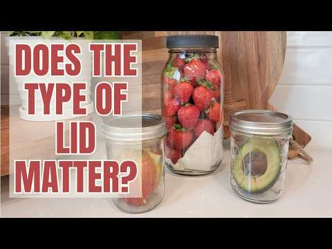 Glass Jar Food Storage - What Type of Lid is BEST?