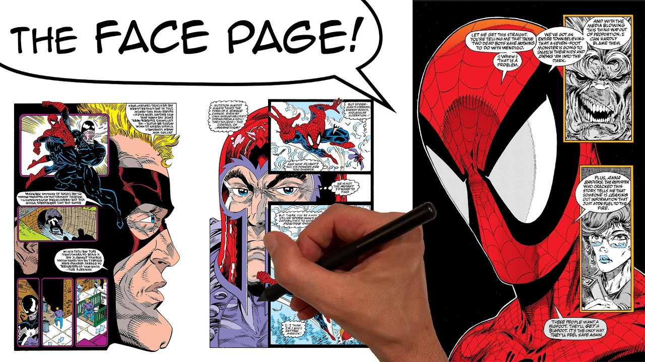 How to Draw Comic Book Faces in detail with original layouts!
