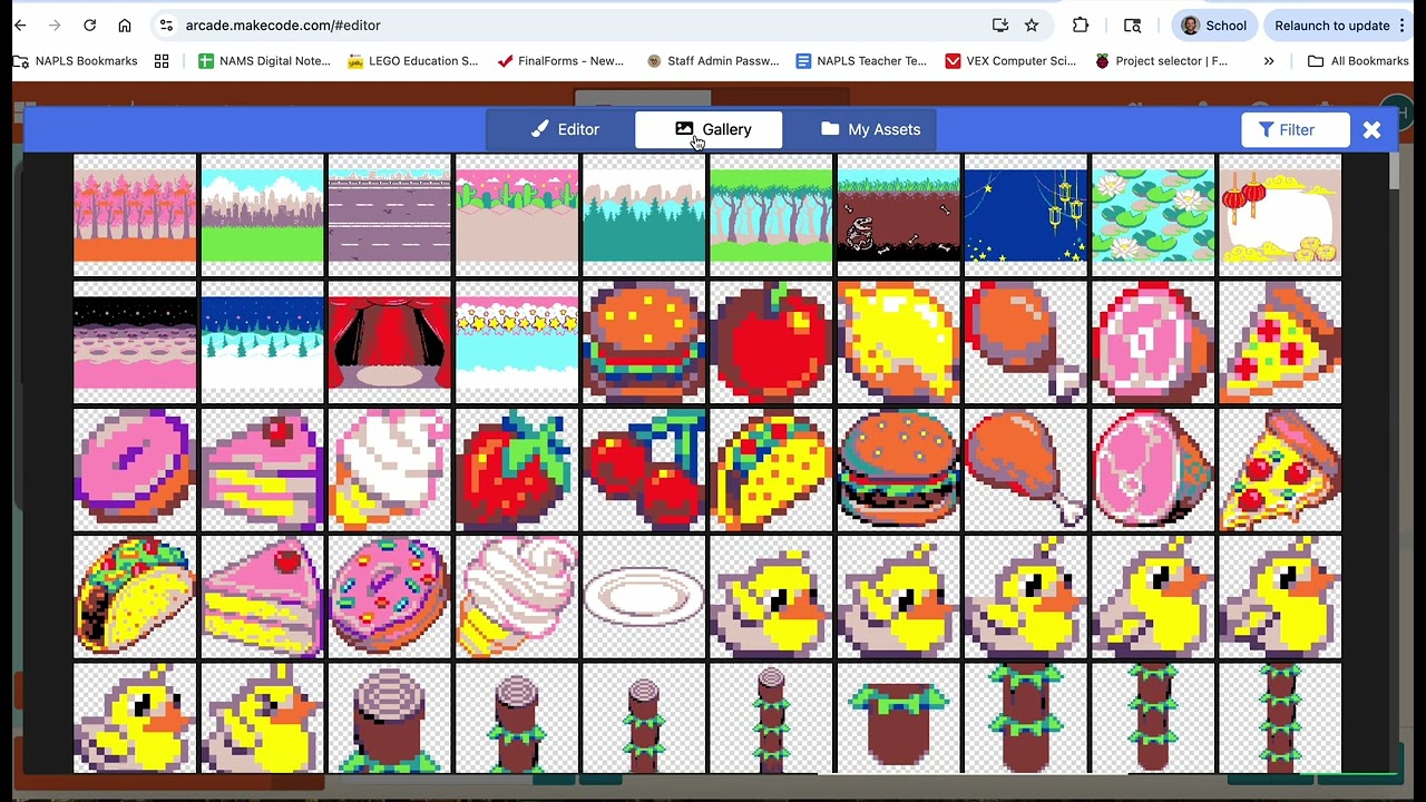 MakeCode Arcade Platform Jumper Game  - JavaScript