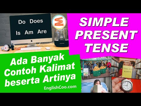 SIMPLE PRESENT TENSE | Pengertian dan Contoh Kalimat Positif Negatif Interogatif dan Artinya