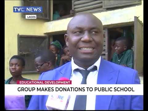 Group makes donations to public school in Lagos