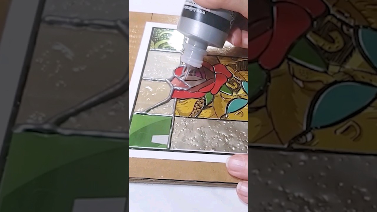 Soda Can Stained Glass Art