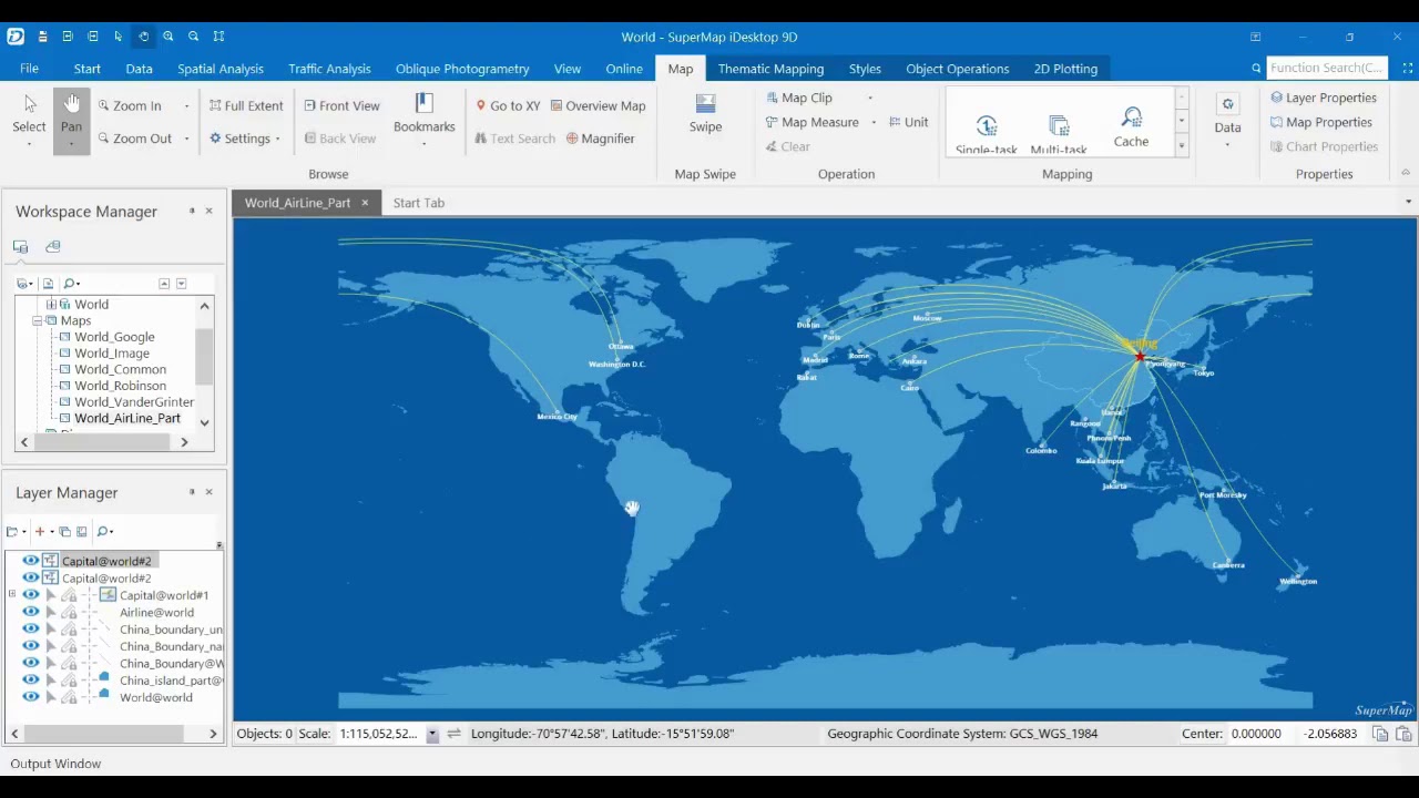 SuperMap GIS Contest Tutorial for Mapping Group