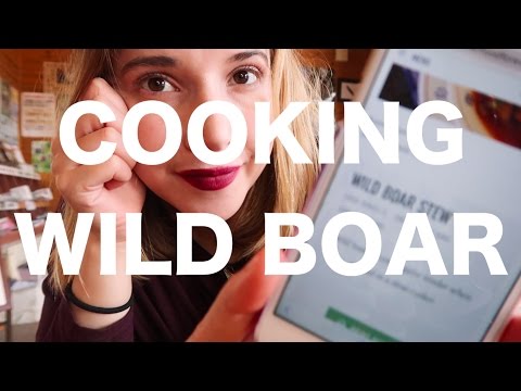 WILD BOAR MEAT & SHOPPING FOR SHARLA