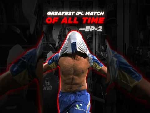 #Ep-2 Greatest IPL Matches of All Time | RR vs MI 2014