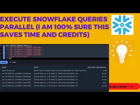 Execute Snowflake queries in parallel against using snowpark