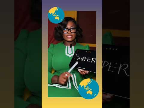 How do u pronounce this word "Supper ". English with Teacher Blessing
