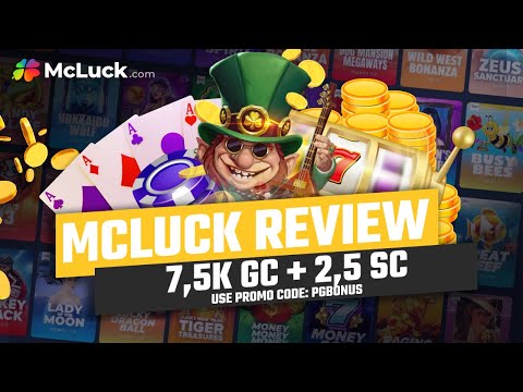 McLuck Casino Review 2024 + Exclusive Sign Up Bonus Code: PGBONUS!