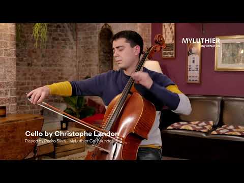 Cello by Christophe Landon, Braga Stradivarius Bench Copy