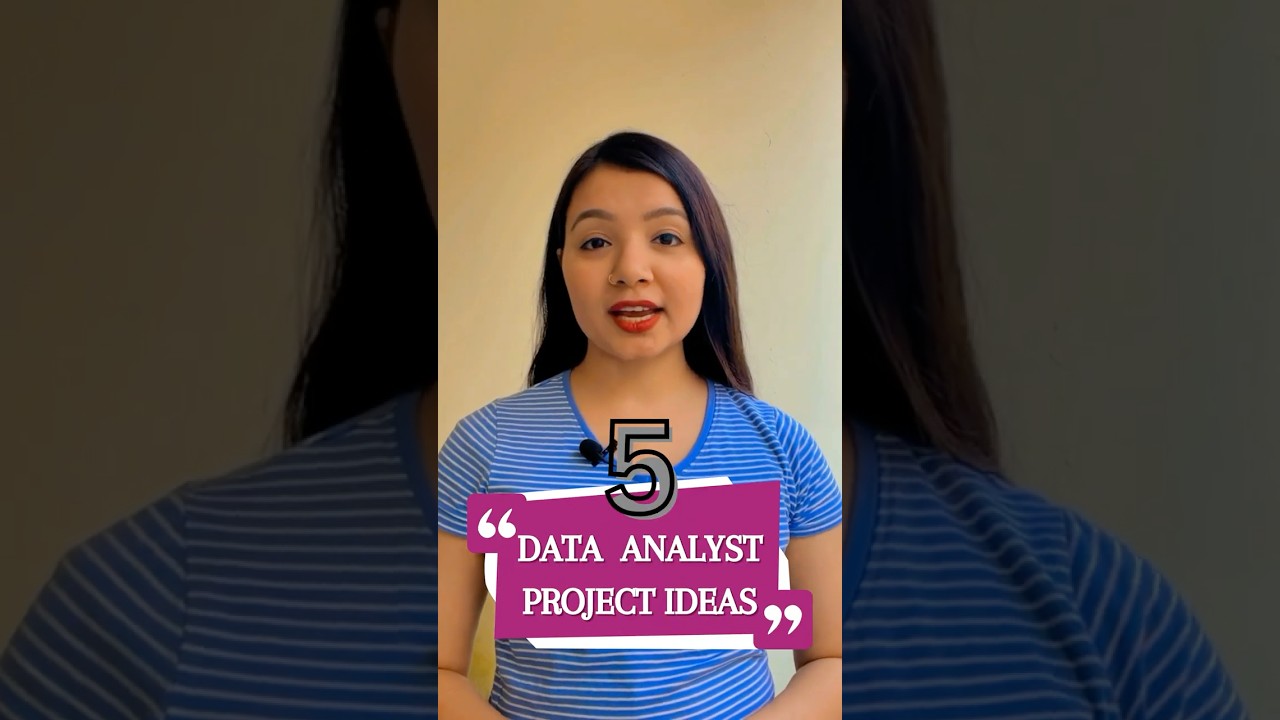Data Analyst Projects Ideas for Portfolio | #dataanalytics #project #projectideas