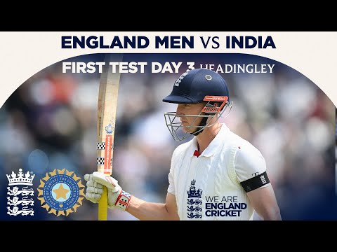 Brook Hits 99 & Bumrah 5-Fer | Highlights - England v India Day 3 | Rothesay Test 2025