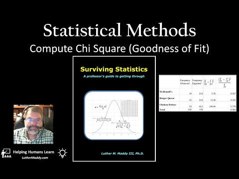 Statistical Methods #14: Learn when and how to complete Goodness of Fit Tests - chi square