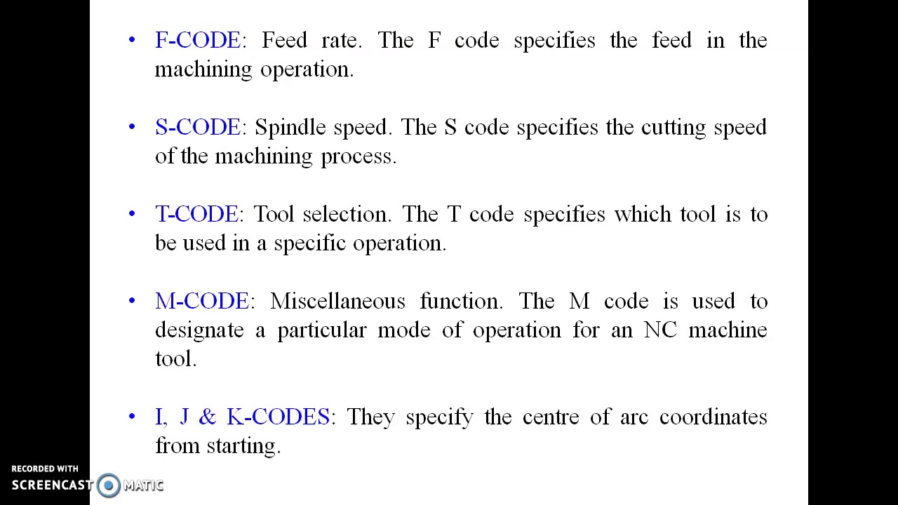 COMPUTER AIDED DESIGN AND MANUFACTURING- CNC Part PROGRAMMING part 1