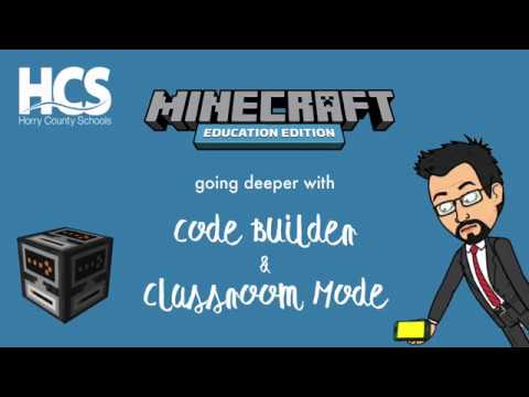 Going deeper with "Minecraft" Code Builder and Classroom Mode Tutorial