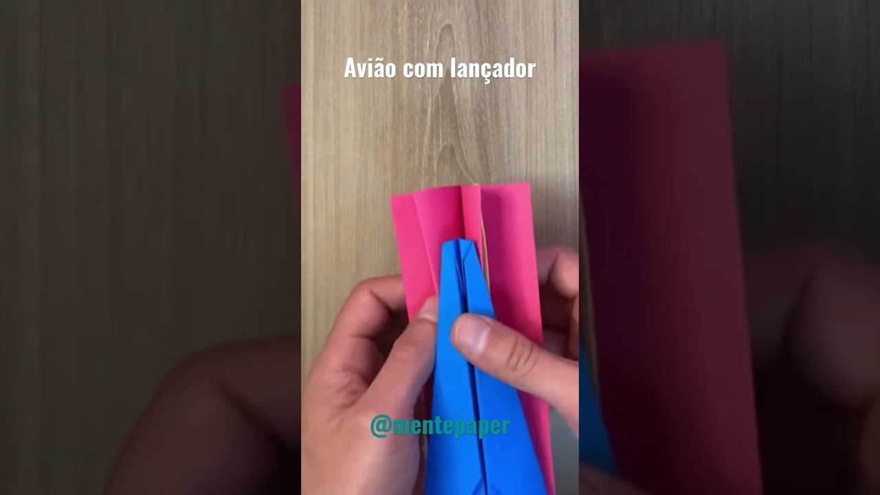 AVIÃO COM LANÇADOR #papercraft