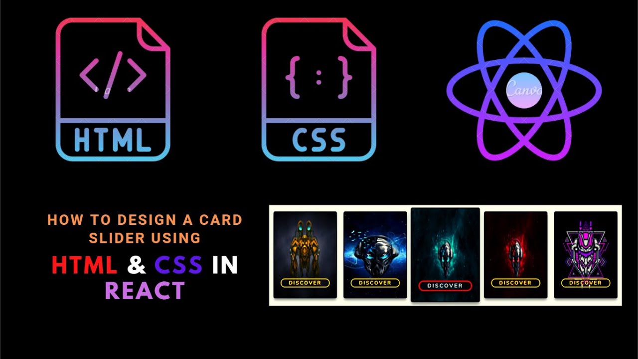 How to Design Card Slider Using HTML & CSS in React JS