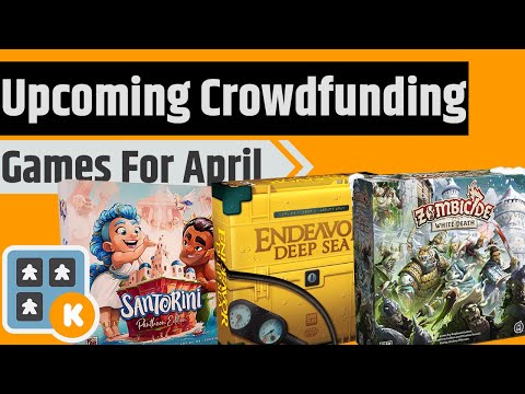 Upcoming Kickstarter & Gamefound Board Games for April 2023