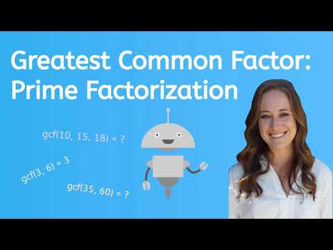 Greatest Common Factor: Prime Factorization