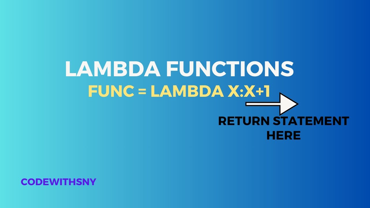 Mastering Python Lambda Functions: A Quick Guide for Beginners