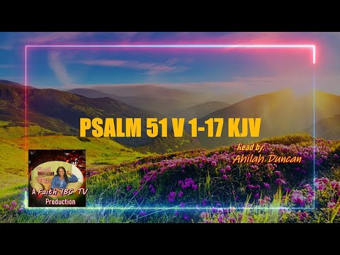 Psalm 51 v 1-17 KJV | Audio Prayers | Power of Prayer | Pray | Faith IBC TV
