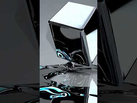 Fluid Chrome Cube | OpenAI Sora | #ai #sora #chatgpt