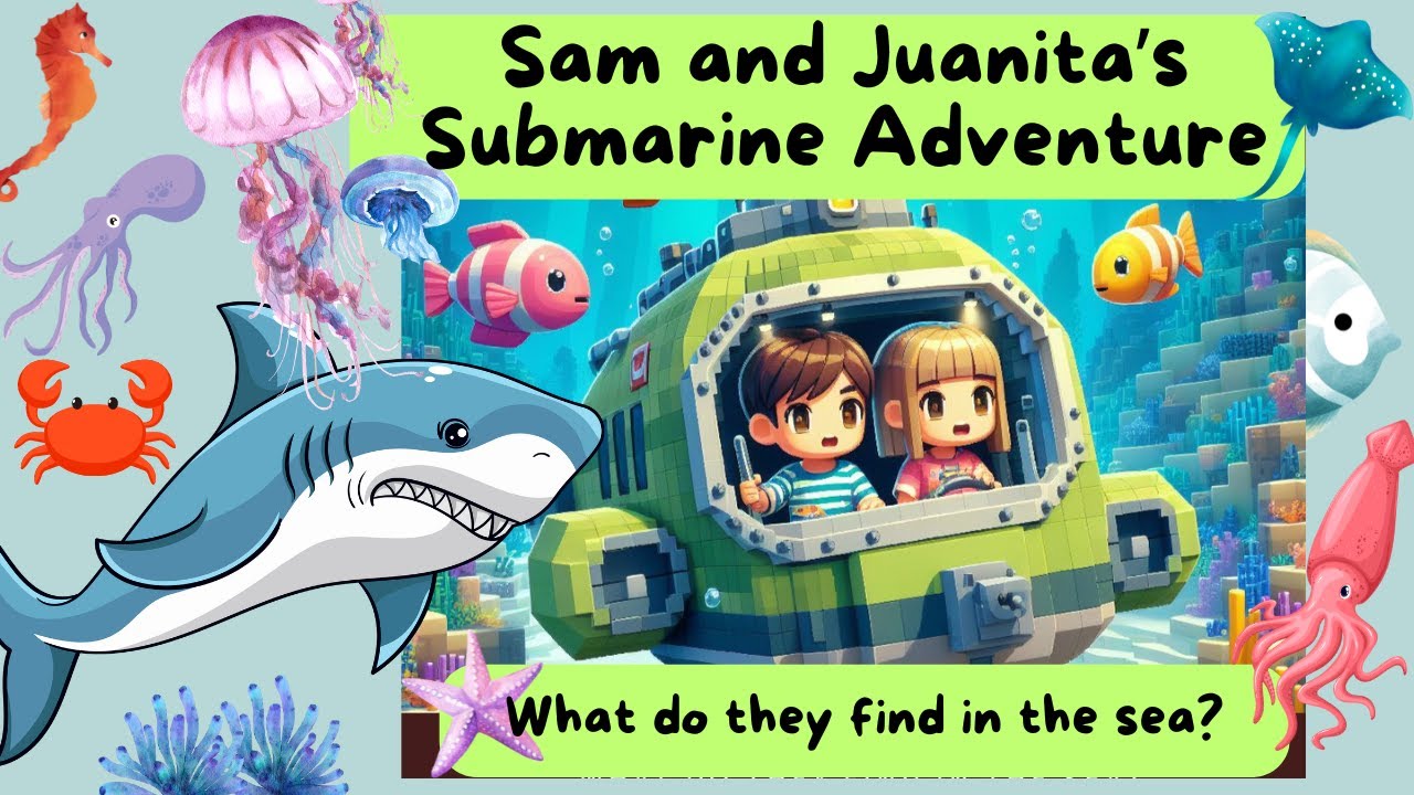 Will Sam and Juanita Escape the SHARK?    ESL WORKSHEETS