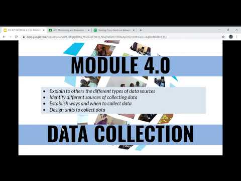 Planning Data Collection