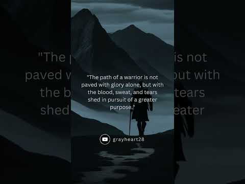 The path of warriors is not paved #quotes #warriors #motivation #warrior #shorts