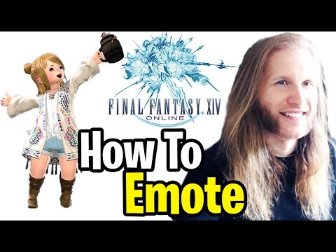 How to EMOTE in FINAL FANTASY 14 (FFXIV)