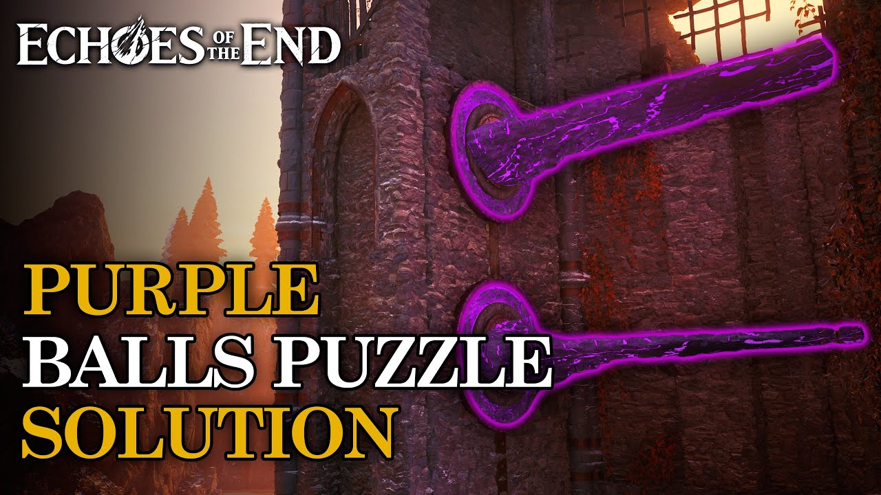 How To Solve The Purple Balls Puzzle (Chapter 8) | Echoes of the End