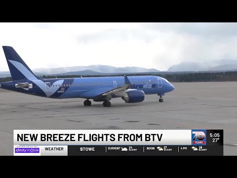 Breeze Airways comes to Burlington airport