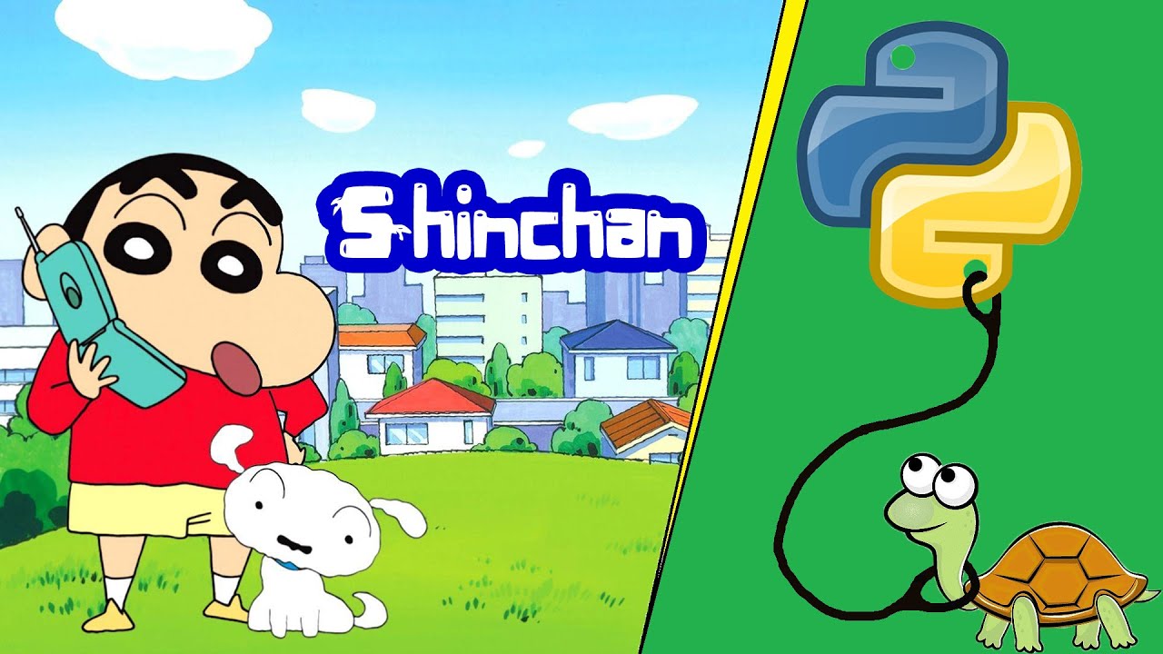 Shinchan Drawing in Python