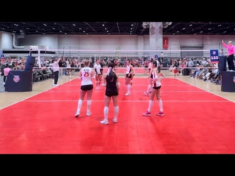 06/26/25. Match 1. WVBA 15 Adidas vs Surfside 15 Legends Carly. AAU GJNC - Wave 4. Day 2.