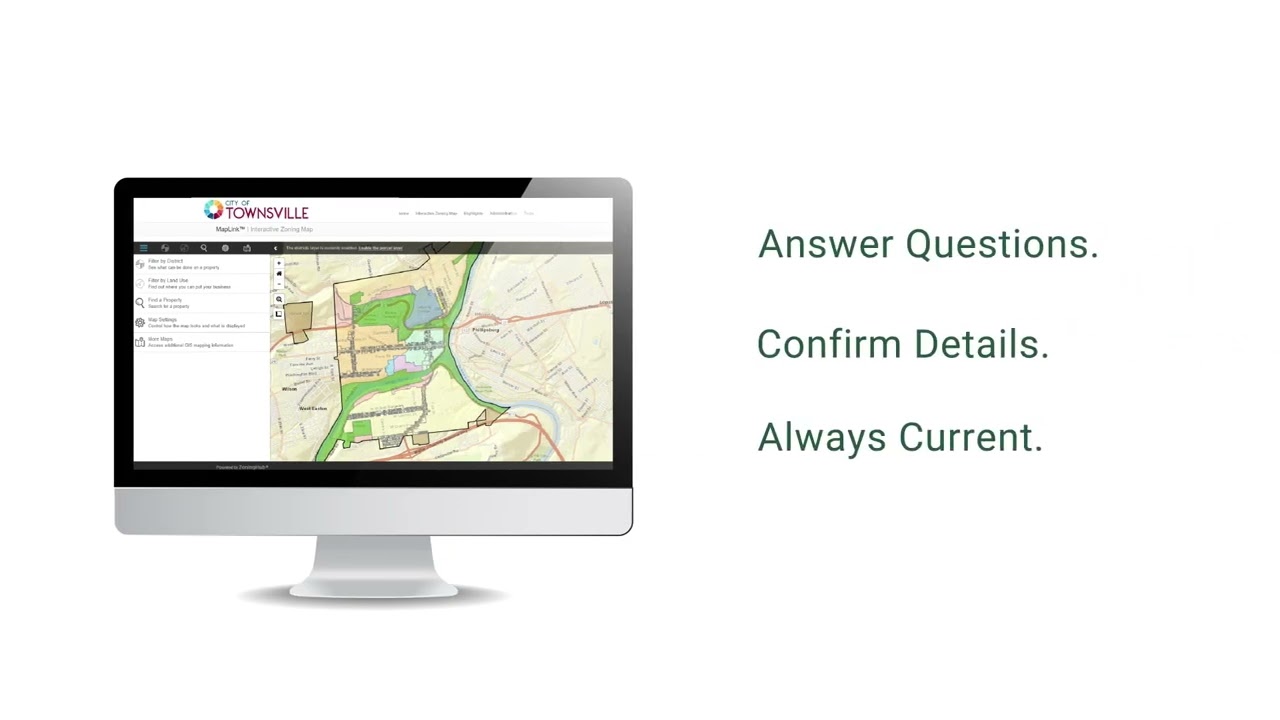 MapLink Interactive Zoning Map 15s Spot