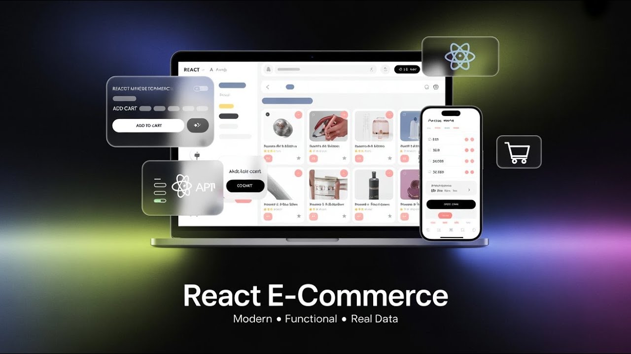 Build a Full E-Commerce Website in React JS | Add to Cart, Live Price Update & API Integration