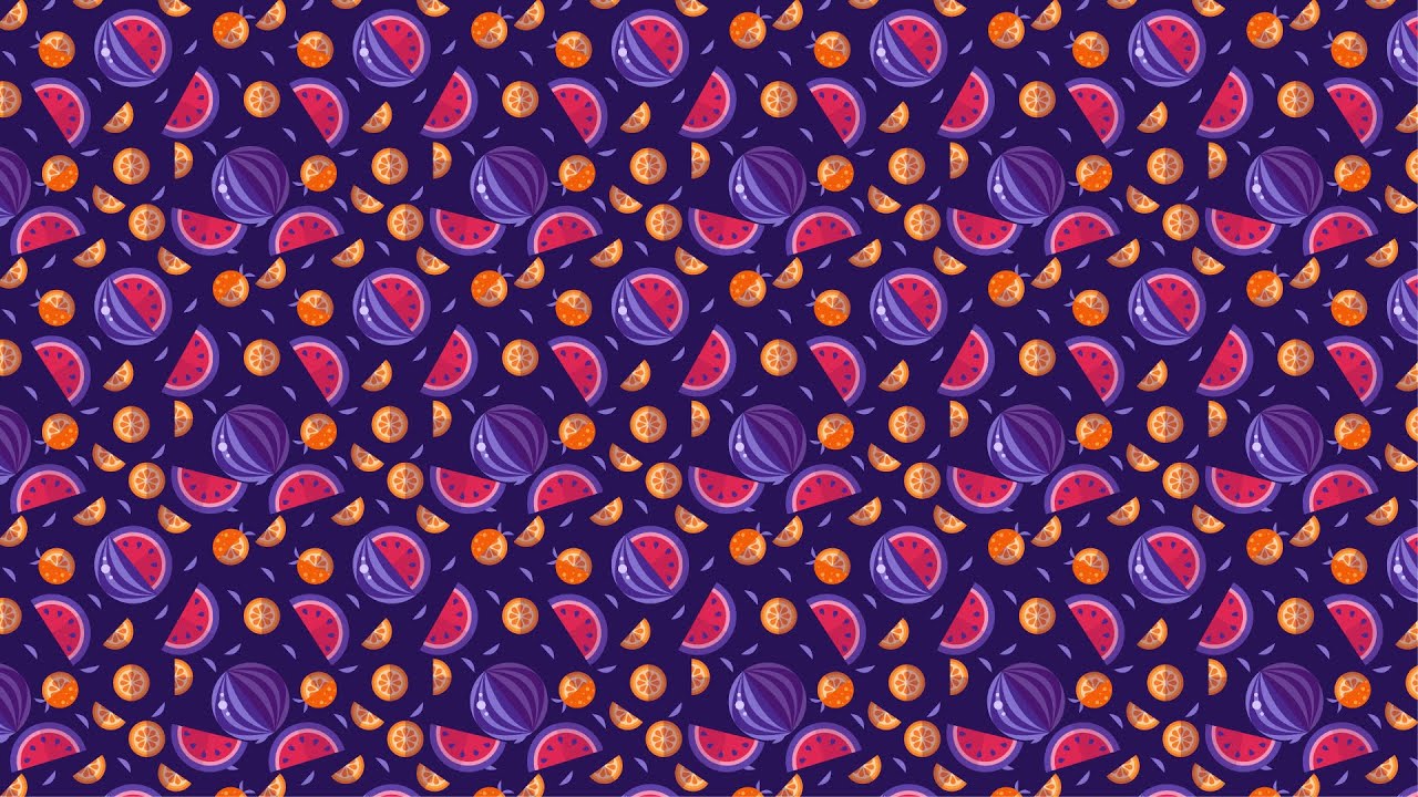 How to Create a Bold Fruit Pattern in Adobe Illustrator | Part 3